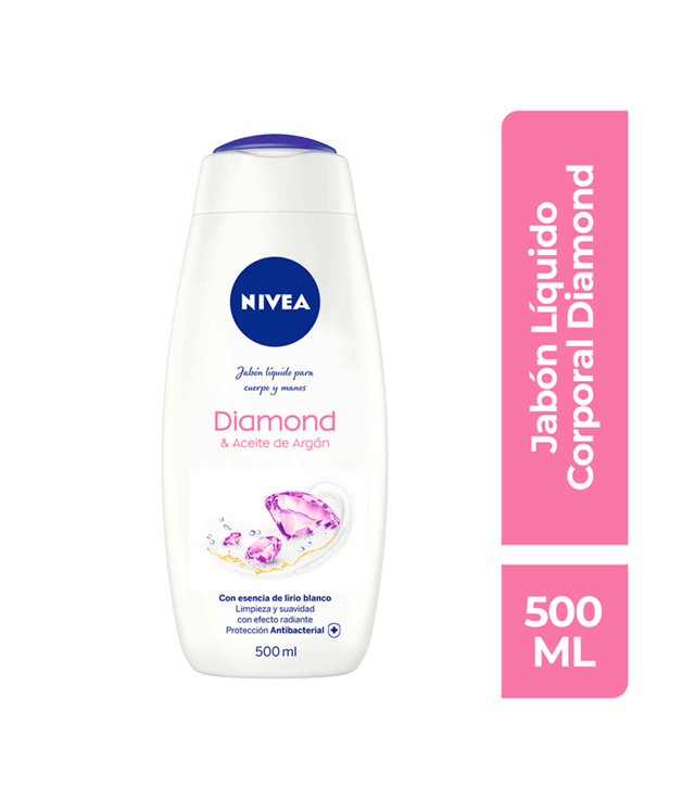 Jabón Líquido para Cuerpo y Manos Diamond Touch 500 ml - NIVEA®