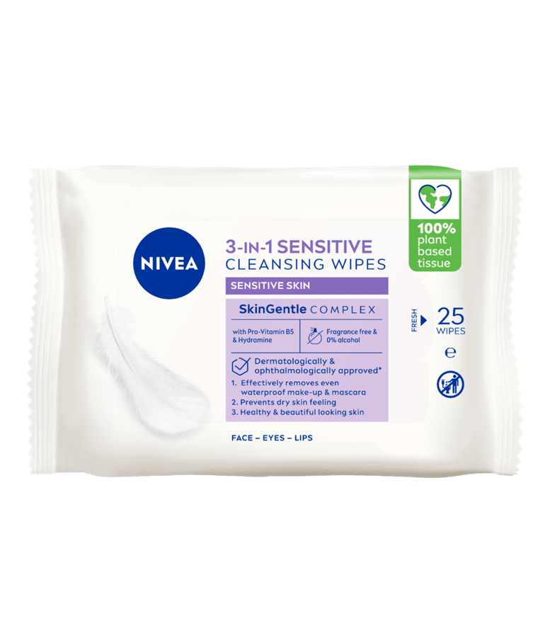 NIVEA BIODEGRADABLE FACE CLEANSING WIPES