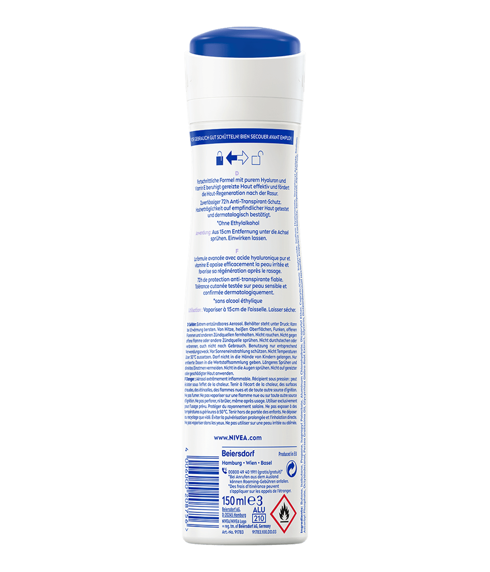 150ml Derma Control Sensitive Spray - Empfindliche Haut -NIVEA