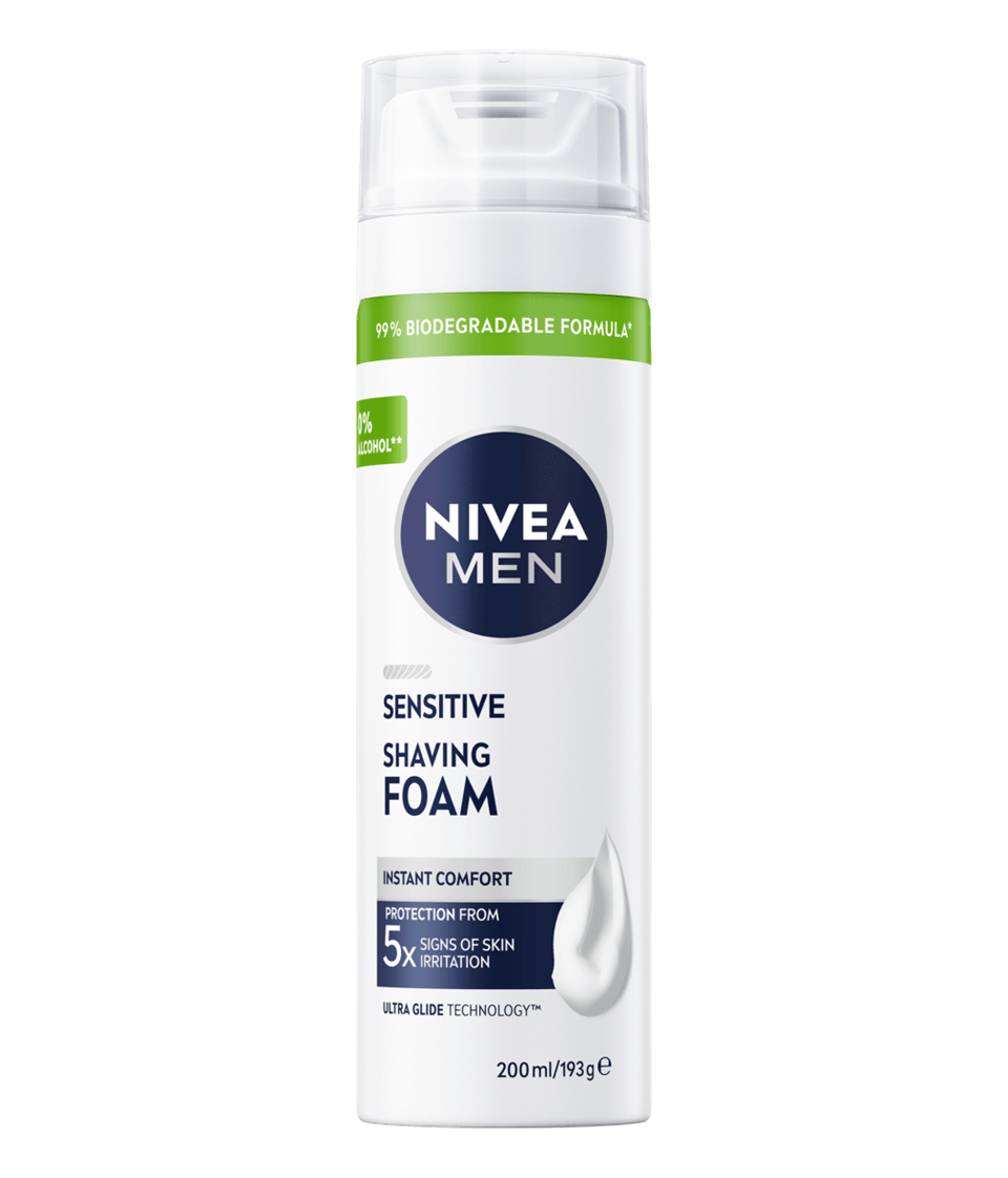 200ml SENSITIVE Shaving Foam - NIVEA MEN