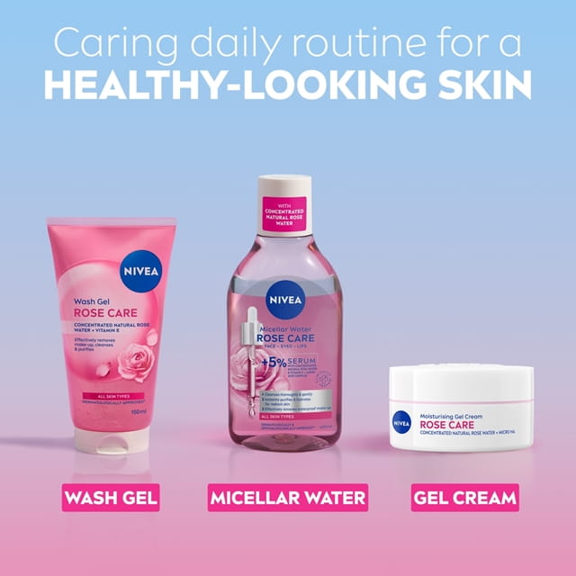 50ml Rose Care Moisturising Gel Cream - NIVEA