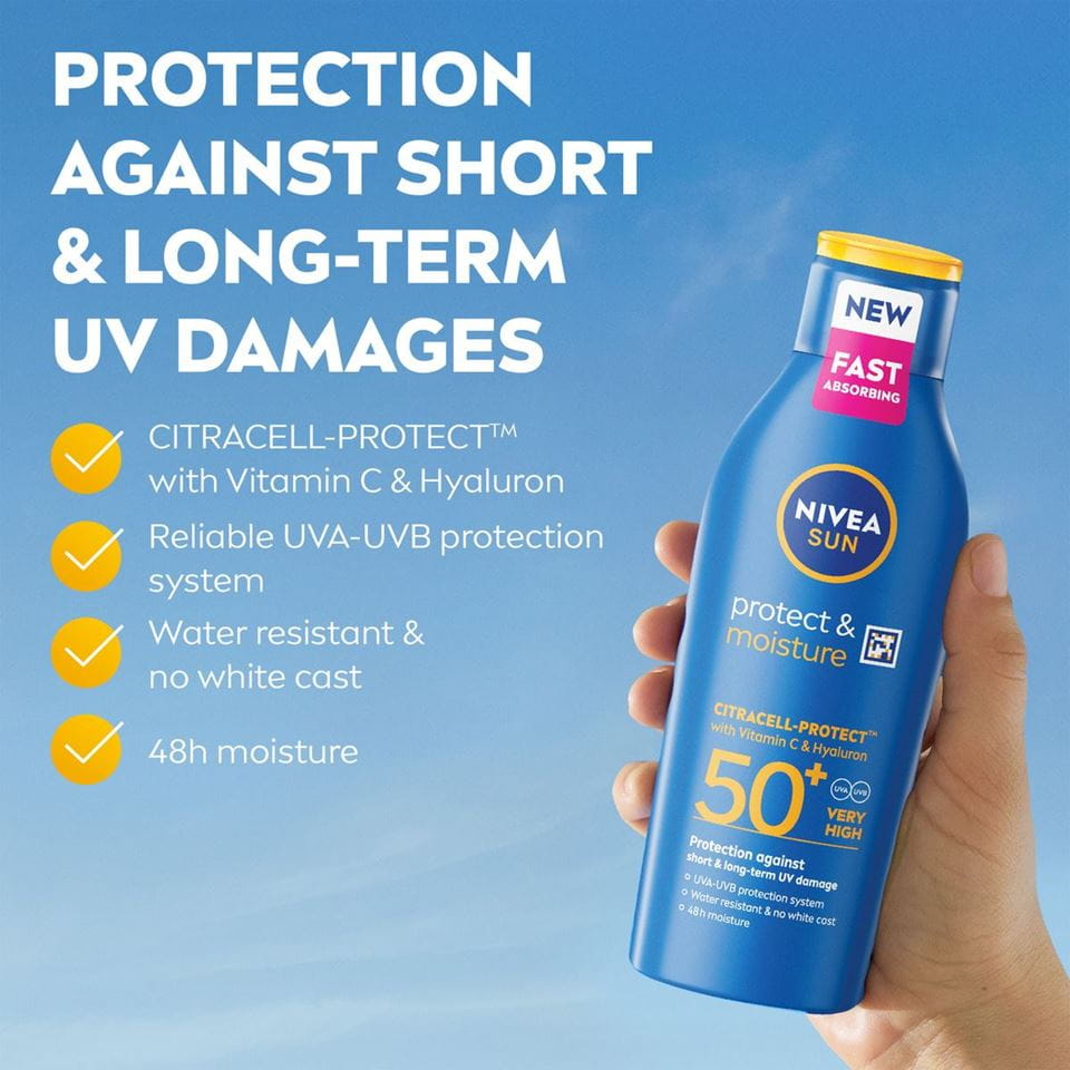 Moisturising Sunscreen - NIVEA Sun Protect & Moisture Lotion
