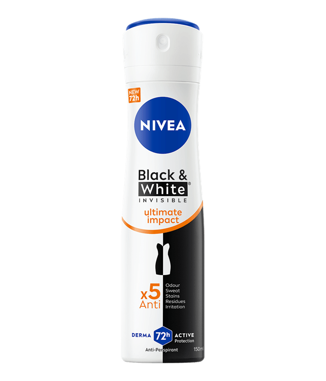 Antiperspirant NIVEA Invisible B&W Ultimate Impact sprej