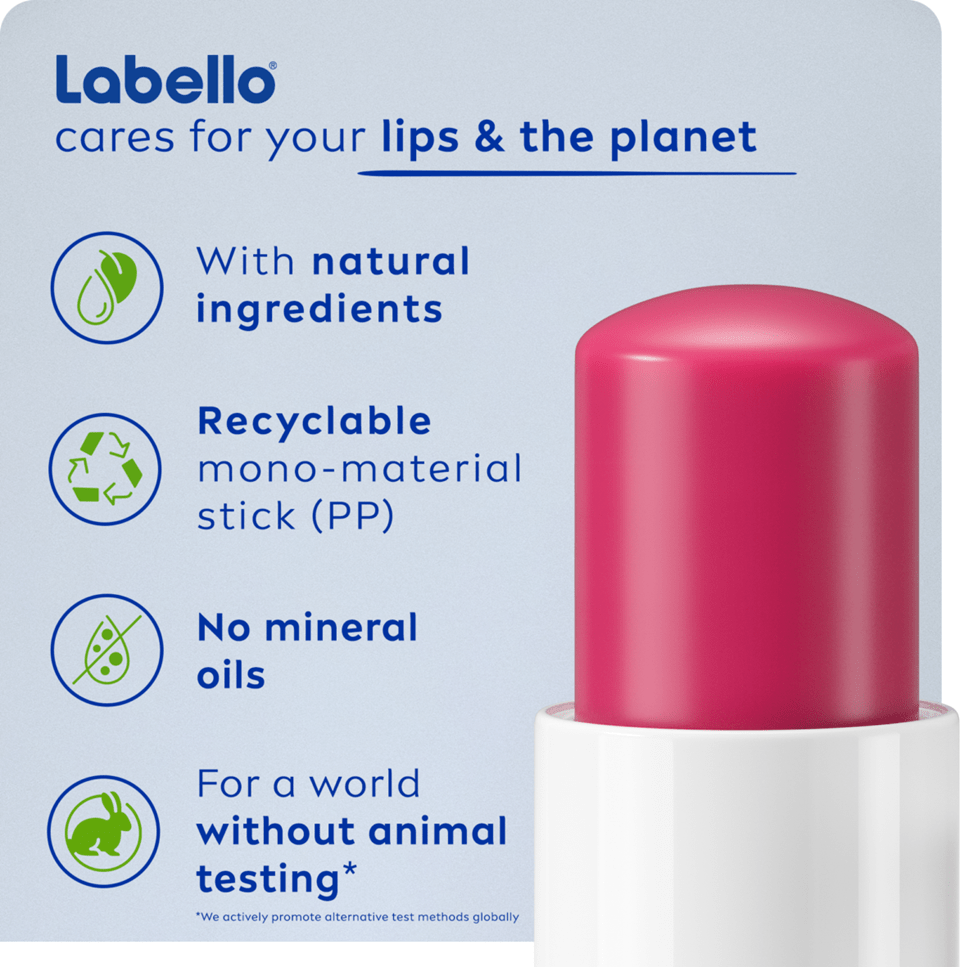 CHERRY Lip Balm: Shine with Labello