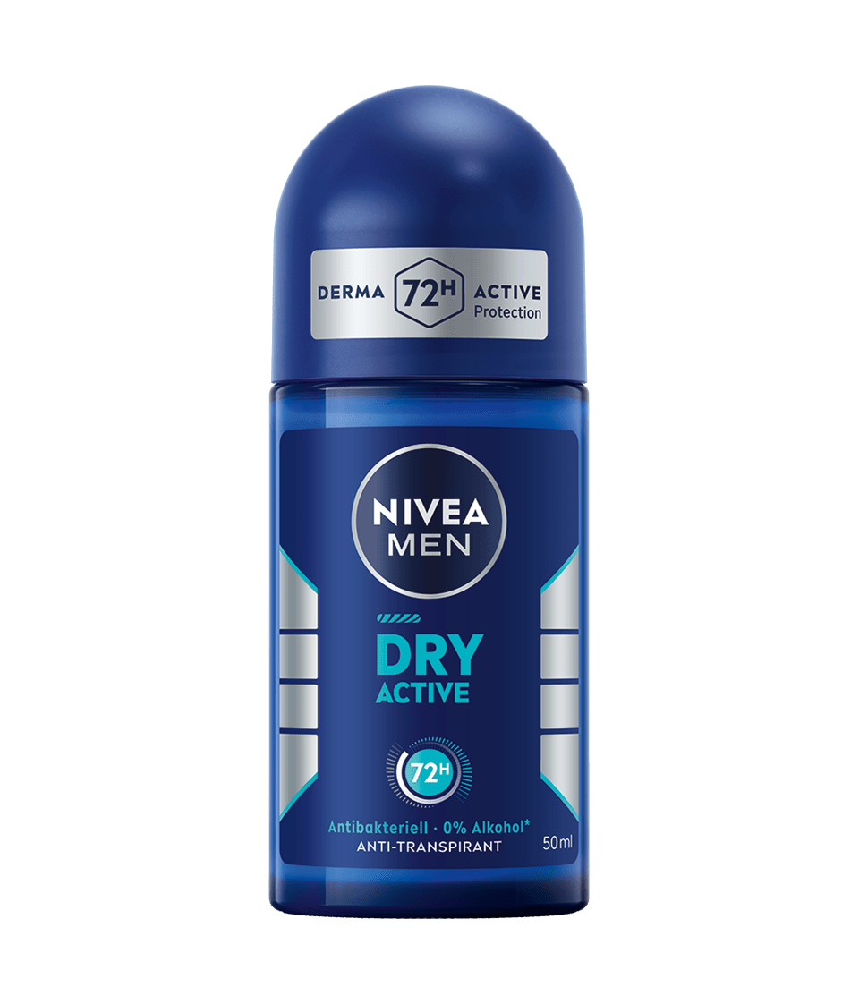 50ml Dry Active Deo Roll-On - Dual Protect - NIVEA MEN