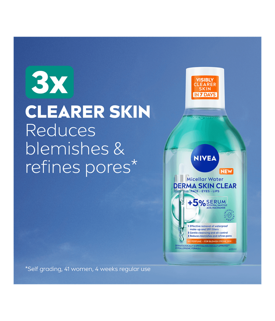 NIVEA Micellar Water Derma Skin Clear - 400ml