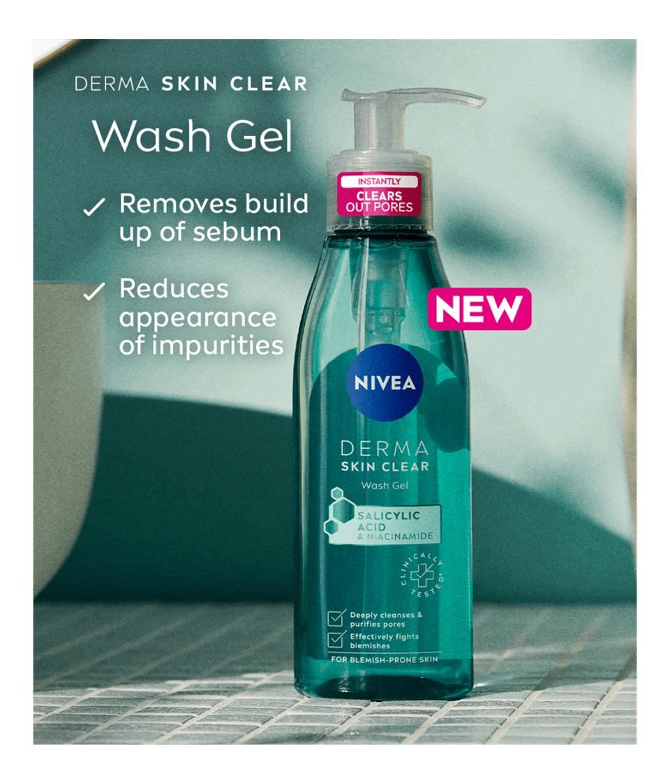 NIVEA Derma Skin Clear Wash Gel 150ml - NIVEA India