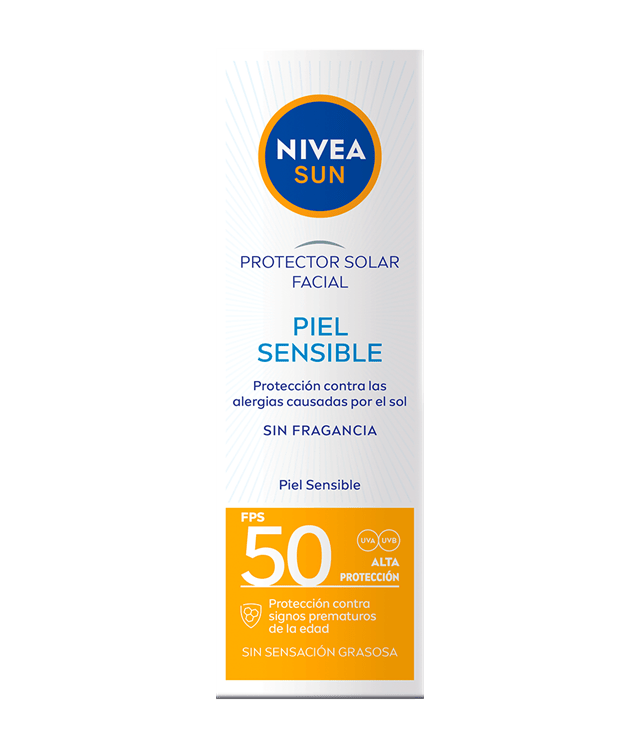 Protector Solar Facial Piel Sensible (FPS 50) 50 ml - NIVEA SUN®