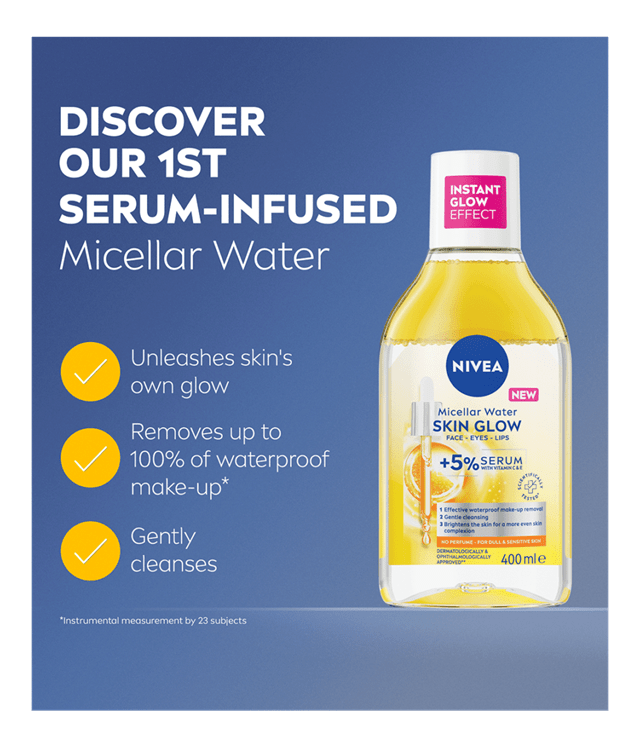 Skin Glow Micellar Water | Face Cleanser | NIVEA