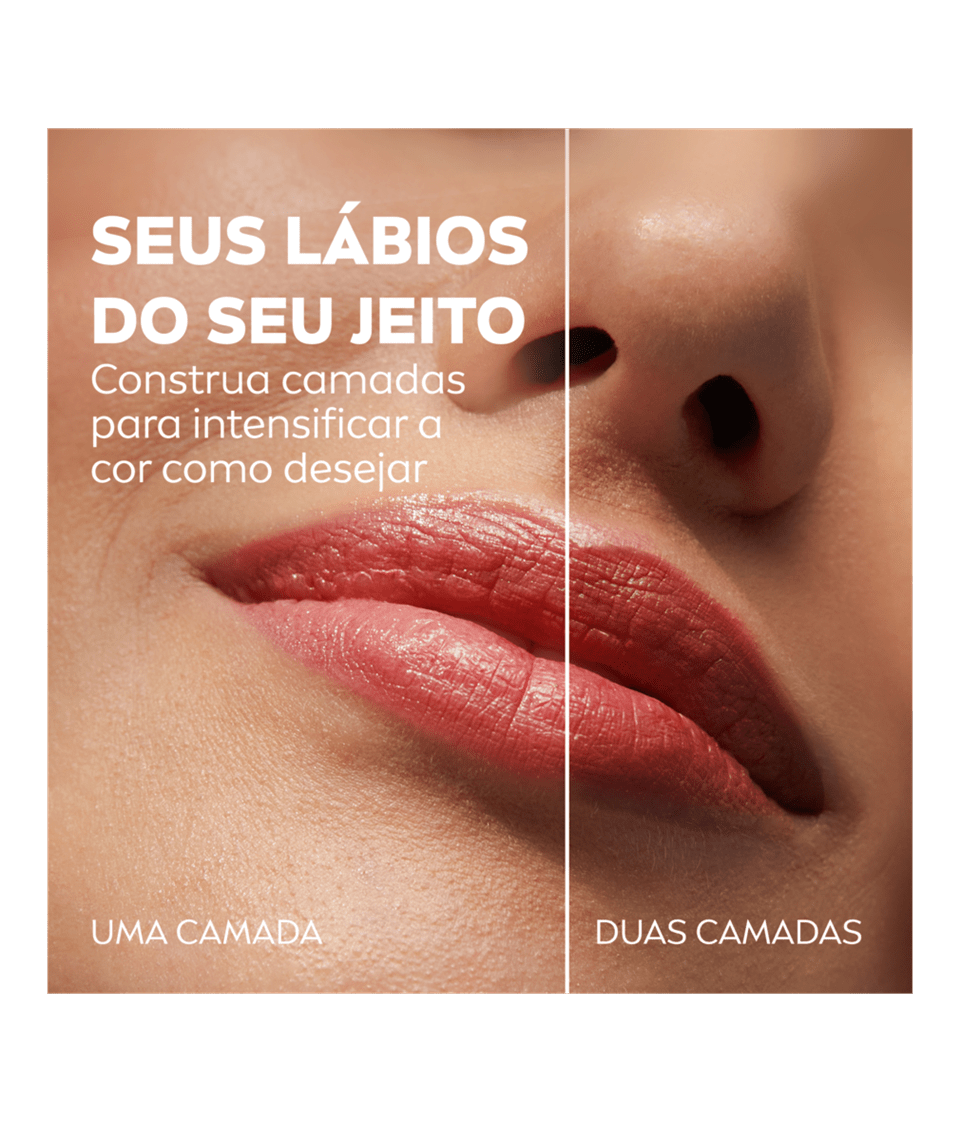 NIVEA Hidratante Labial Hidra Color Coral 4,8g