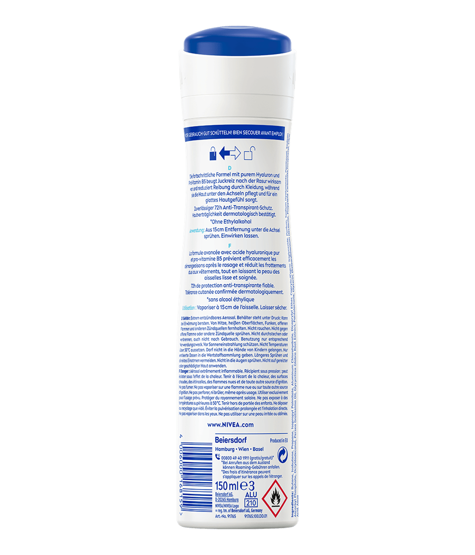 150ml Derma Control Defend Spray - Irritationsschutz - NIVEA