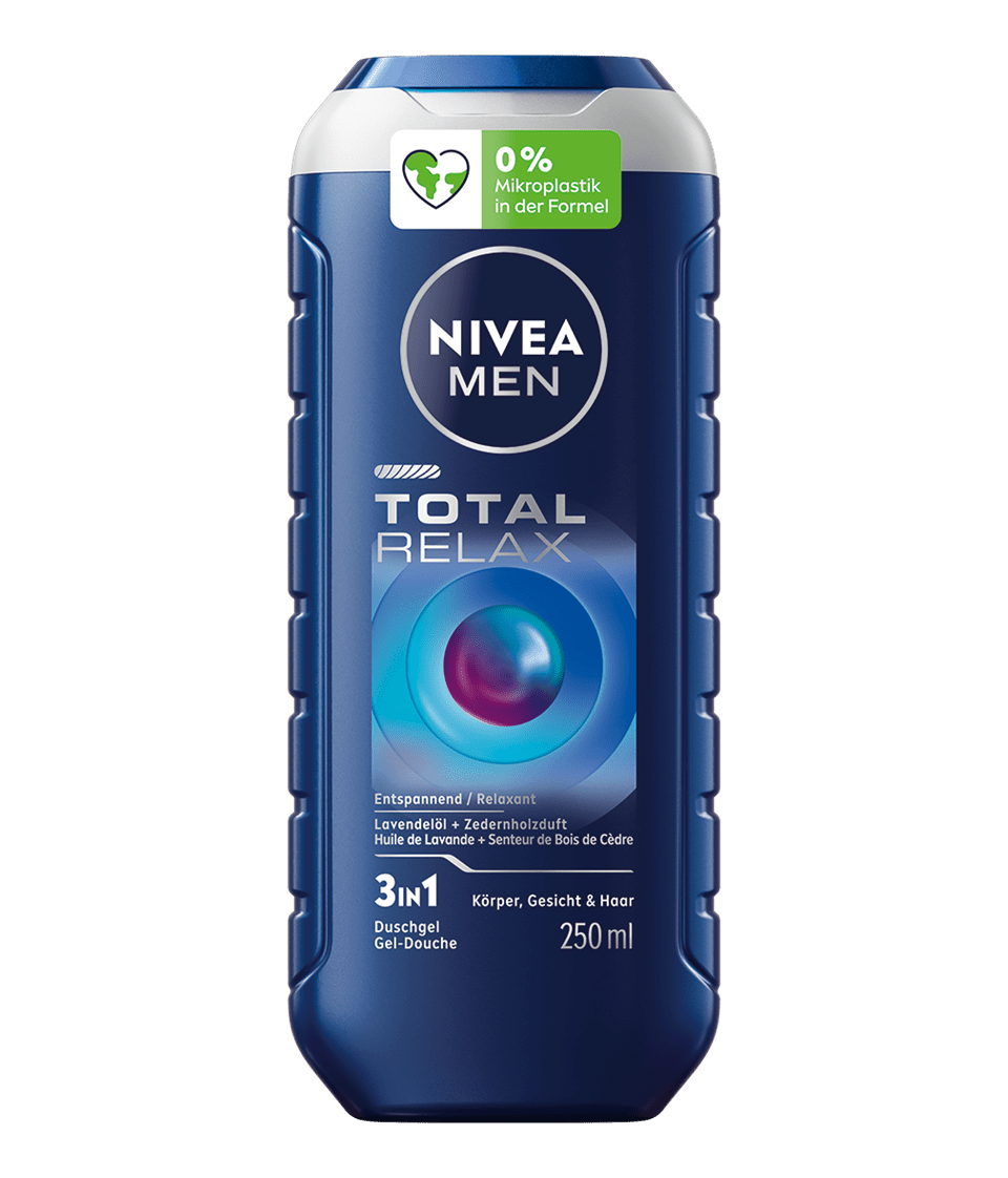 250ml NIVEA MEN Total Relax Duschgel - Entspannend