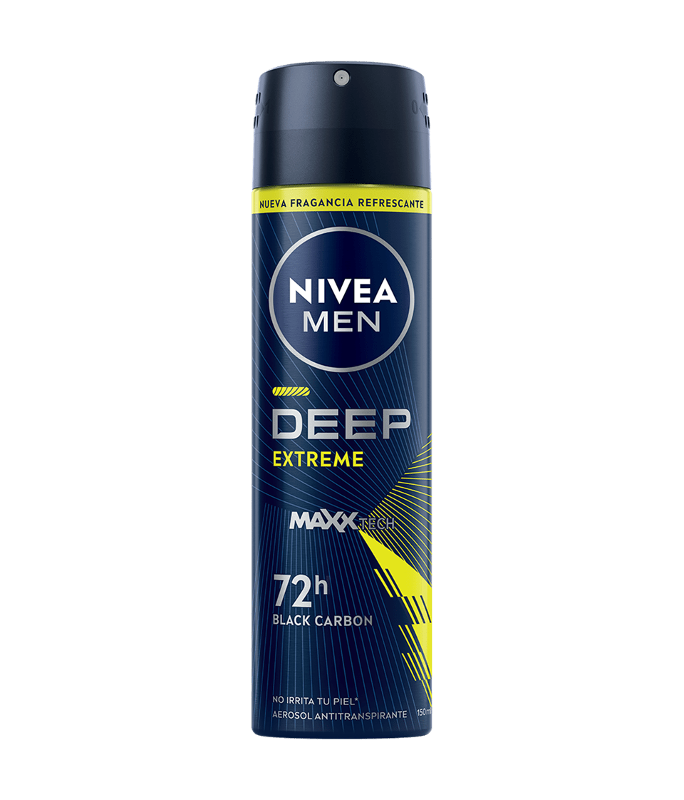 Aerosol Antitranspirante Deep Extreme Spray | NIVEA MEN