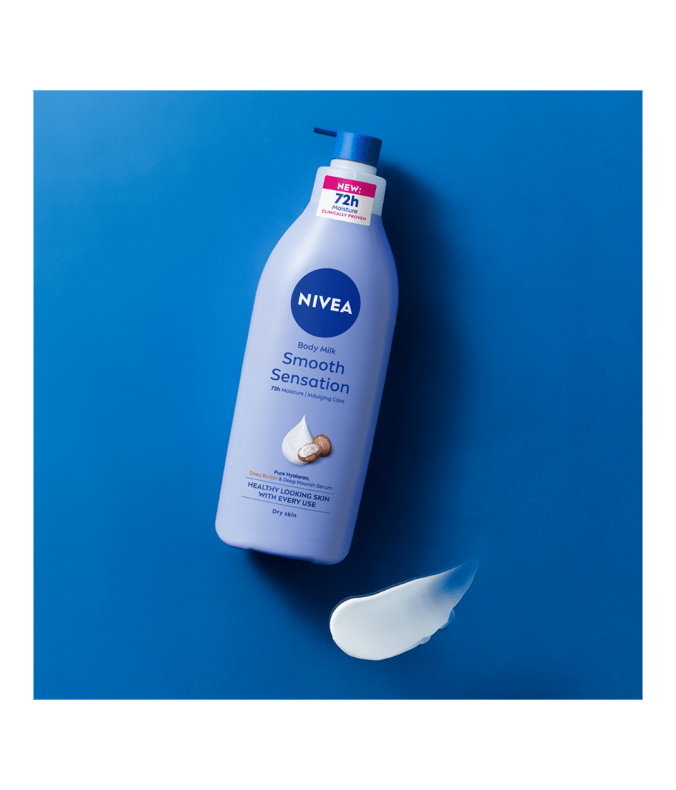 NIVEA Smooth Sensation mleko za negu tela 625ml – Suva koža