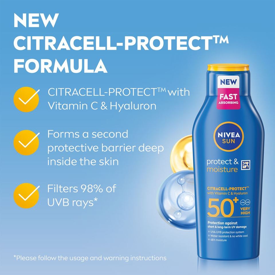Moisturising Sunscreen - NIVEA Sun Protect & Moisture Lotion