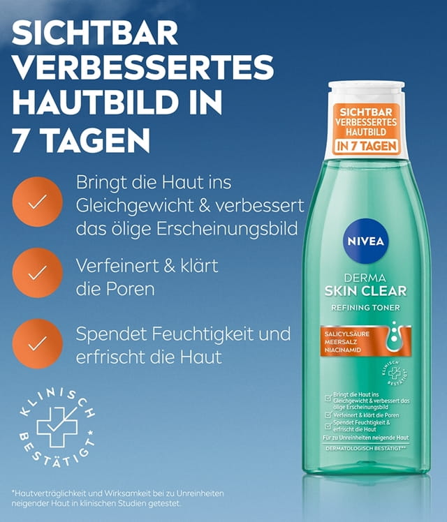 Derma Skin Clear Refining Toner | Hautpflege | NIVEA