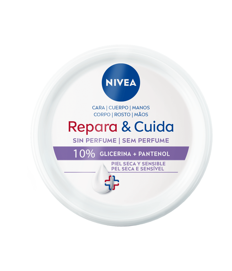 400ml Nivea Repara & Cuida Creme Sem Perfume - Pele seca - NIVEA