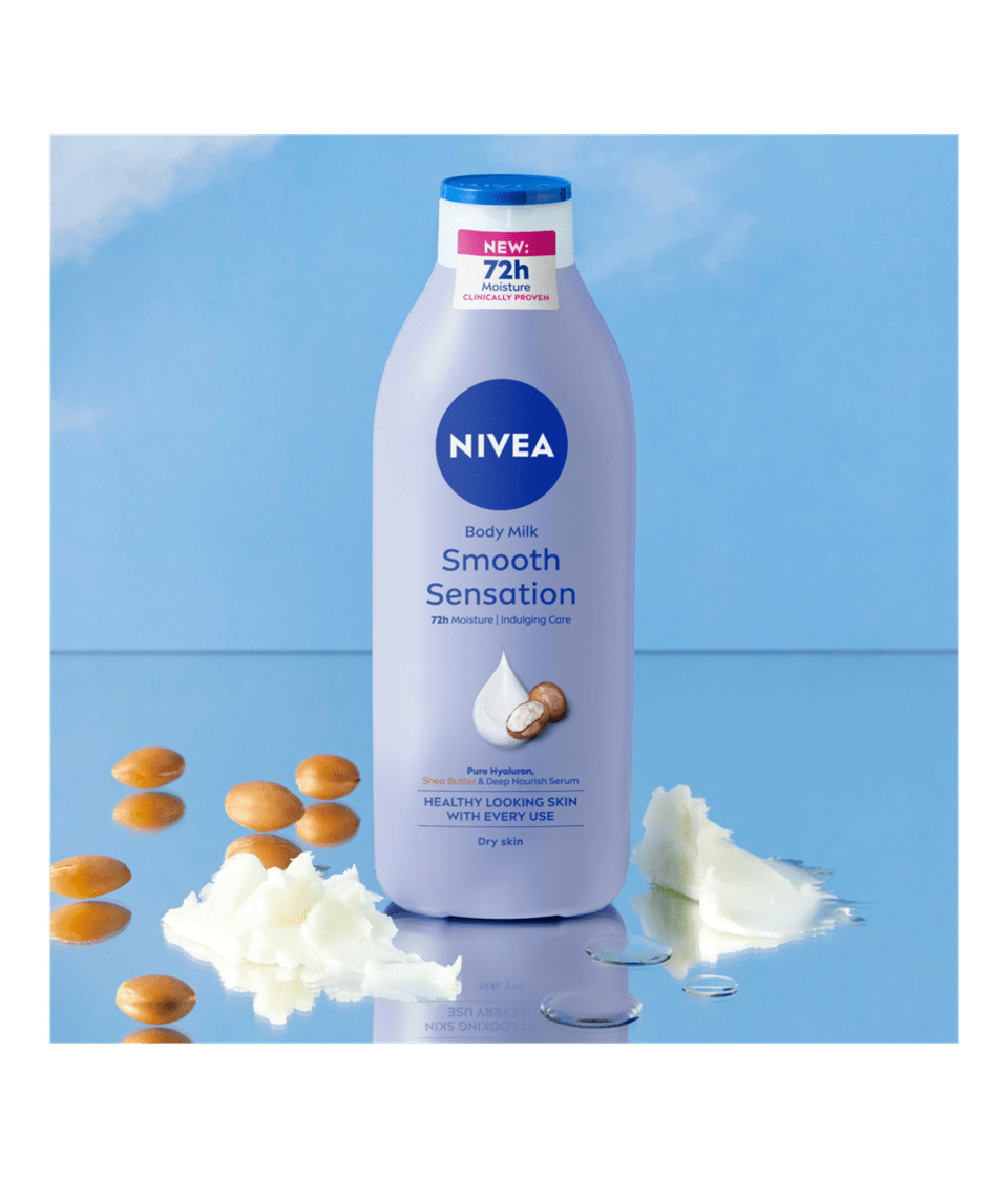 NIVEA Smooth Sensation mleko za negu tela 400ml – Suva koža