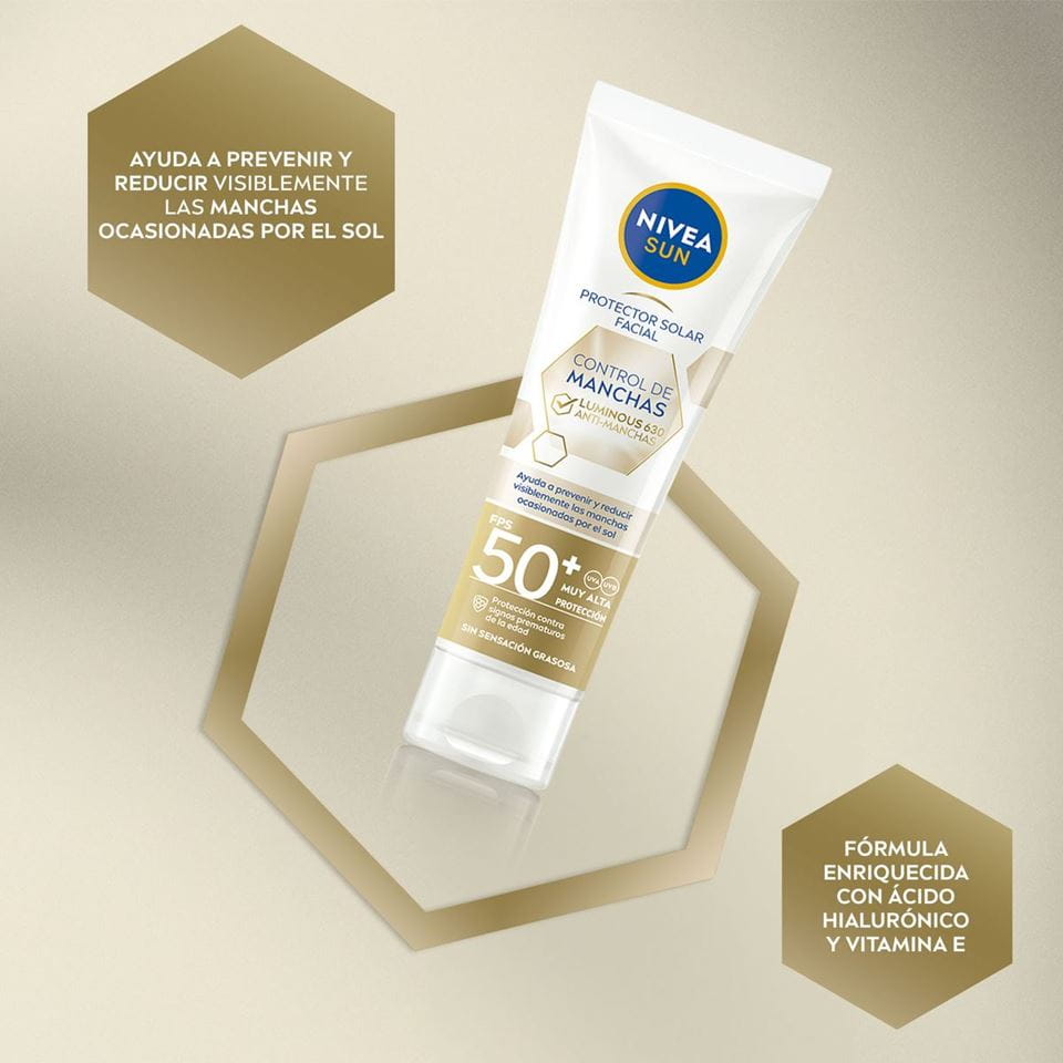Protector Solar Facial NIVEA SUN Control de Manchas FPS 50+