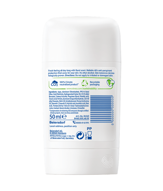 Stick NIVEA Fresh Flower 48h| Prospețime de durată