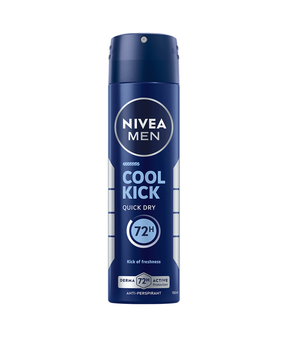 Cool Kick Extra Dry Anti-Perspirant Spray 150ml | NIVEA MEN
