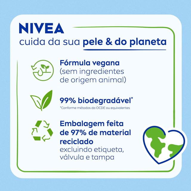 NIVEA Loção 2 em 1 Leite de limpeza + Tônico 200 ml