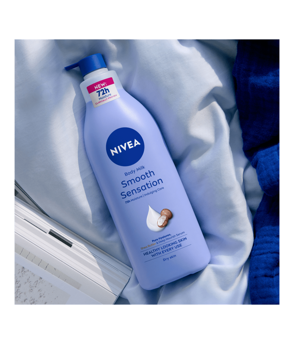 NIVEA Smooth Sensation mleko za negu tela 625ml – Suva koža