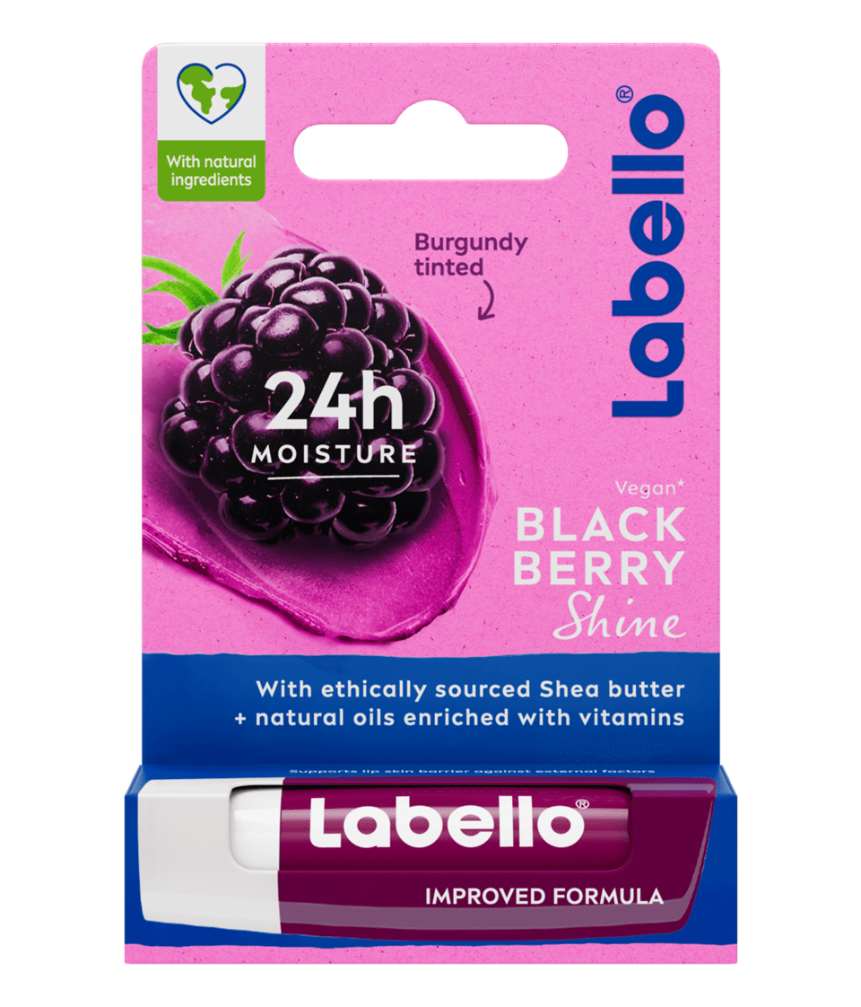 BLACKBERRY Lip Balm: Shine with Labello