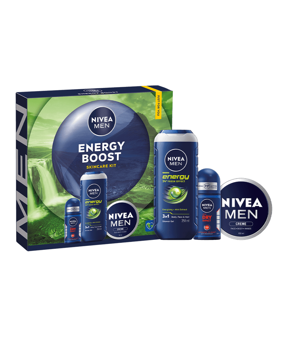 NIVEA MEN Giftpack Energy Boost - NIVEA - NIVEA (på engelska)
