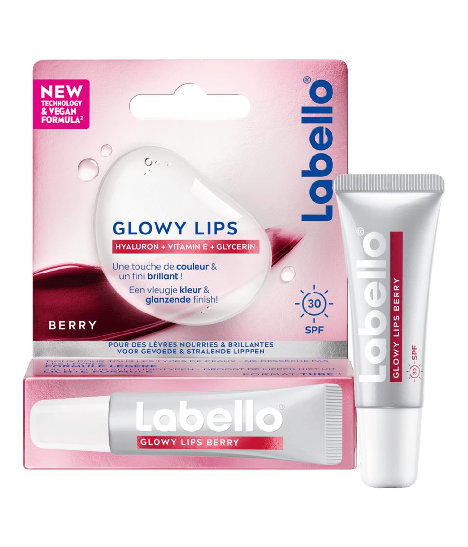 10ml Glowy Lips Berry - met SPF30 - Labello - NIVEA