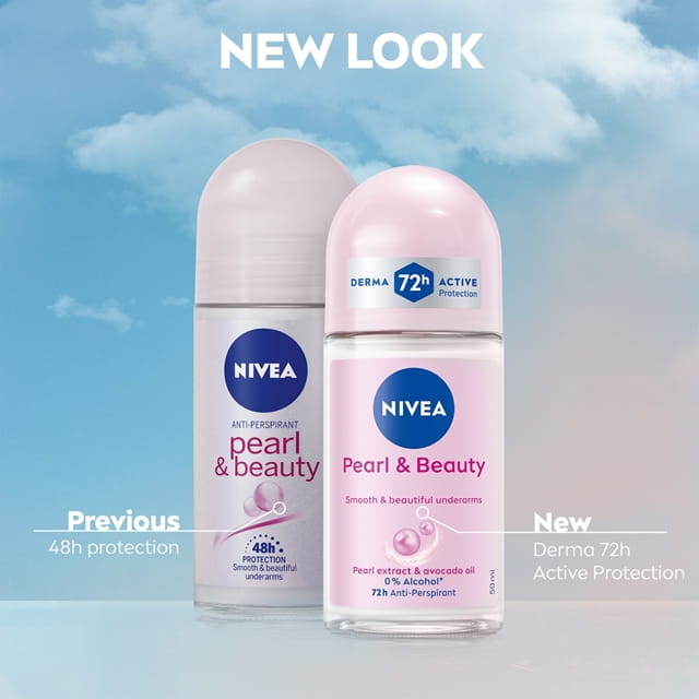 50ml PEARL & BEAUTY anti-perspirant roll-on - smooth - NIVEA