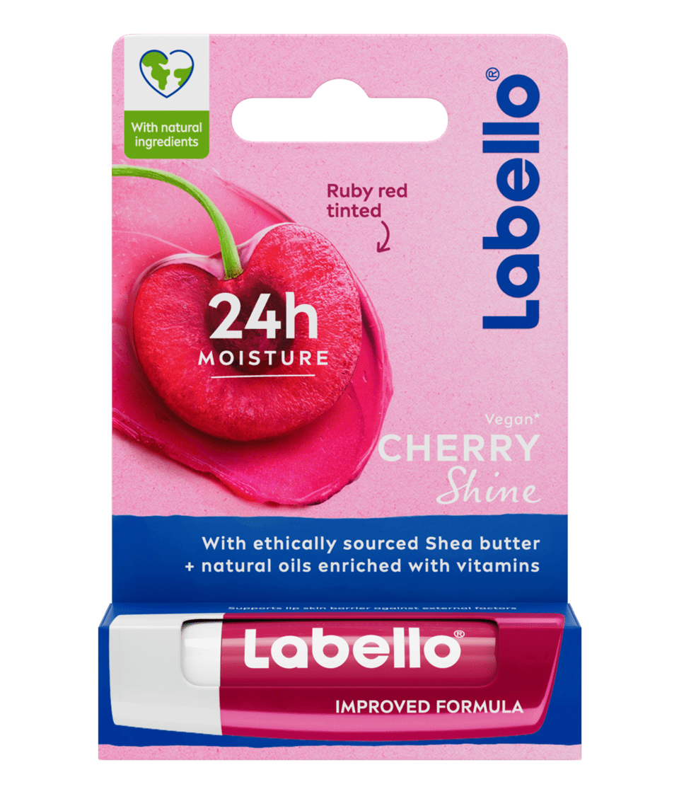 CHERRY Lip Balm: Shine with Labello