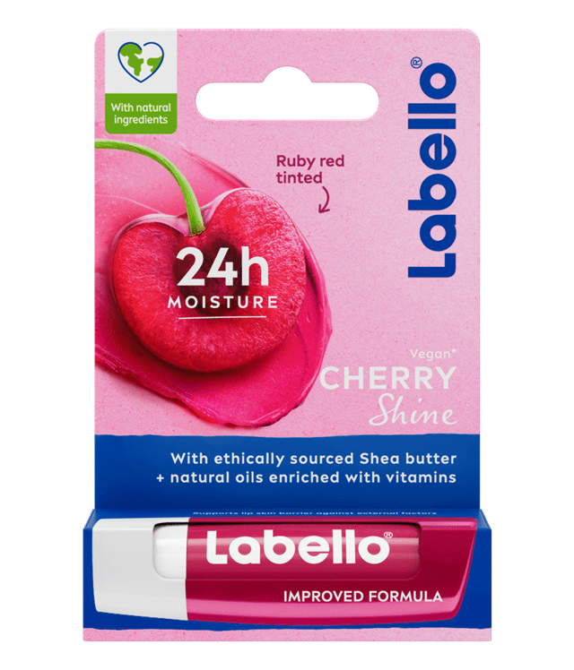 CHERRY Lip Balm: Shine with Labello