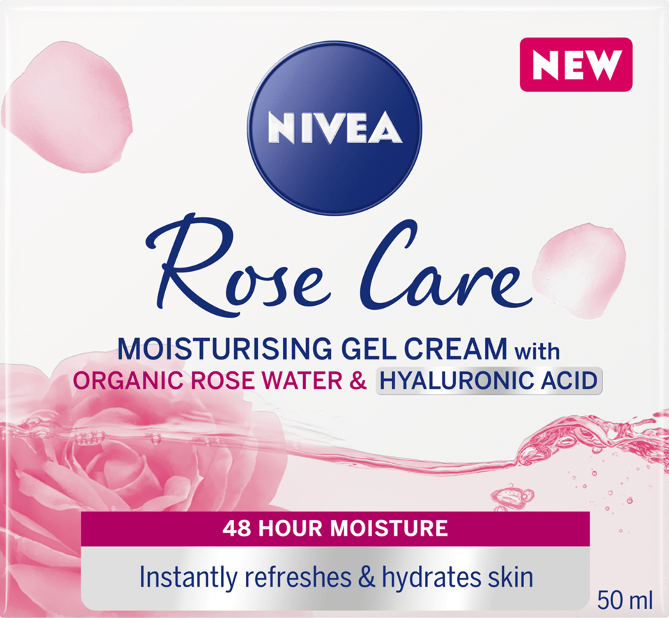Rose Care Hyaluronic Acid Gel Cream 50ml | Face Care | NIVEA