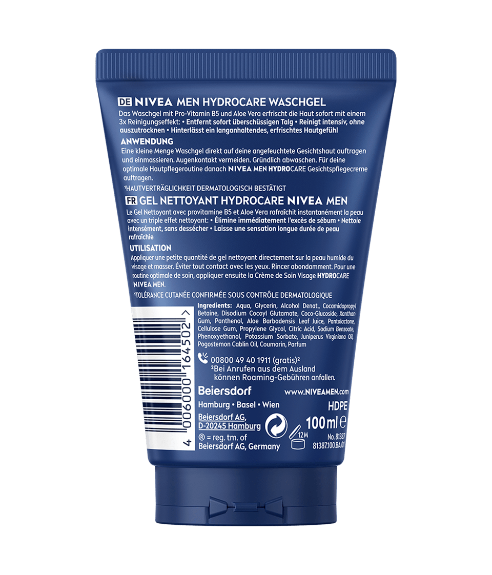 NIVEA Men Hydro Waschgel - NIVEA Schweiz