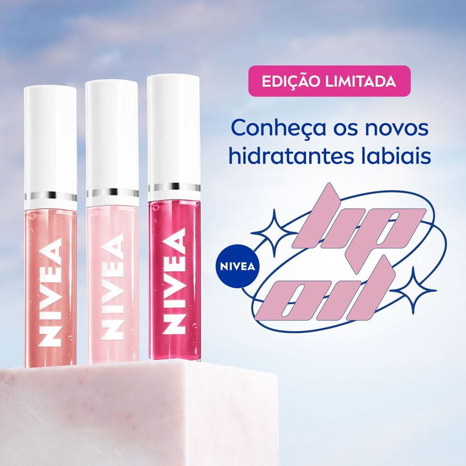 NIVEA Lip Oil Brilho Nutritivo Pink Rock 5,5ml