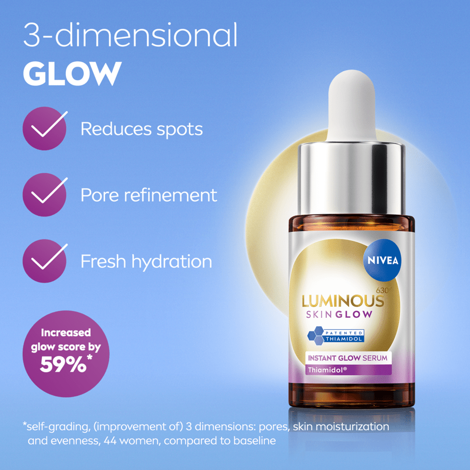 Sérum éclat immédiat LUMINOUS630 SKIN GLOW 15ML | NIVEA
