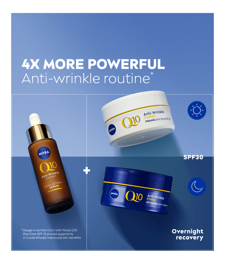 Q10 Anti-Wrinkle Dual Action Serum I Wrinkle I NIVEA