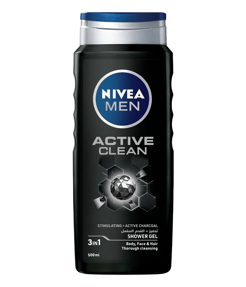 Active clean Shower Gel 500ml | Body Cleansing | NIVEA ME