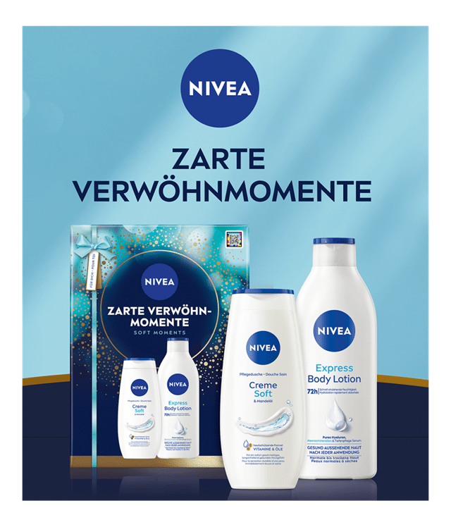 Wohlfühlmomente zum Verschenken - NIVEA Soft Moments Geschenkset