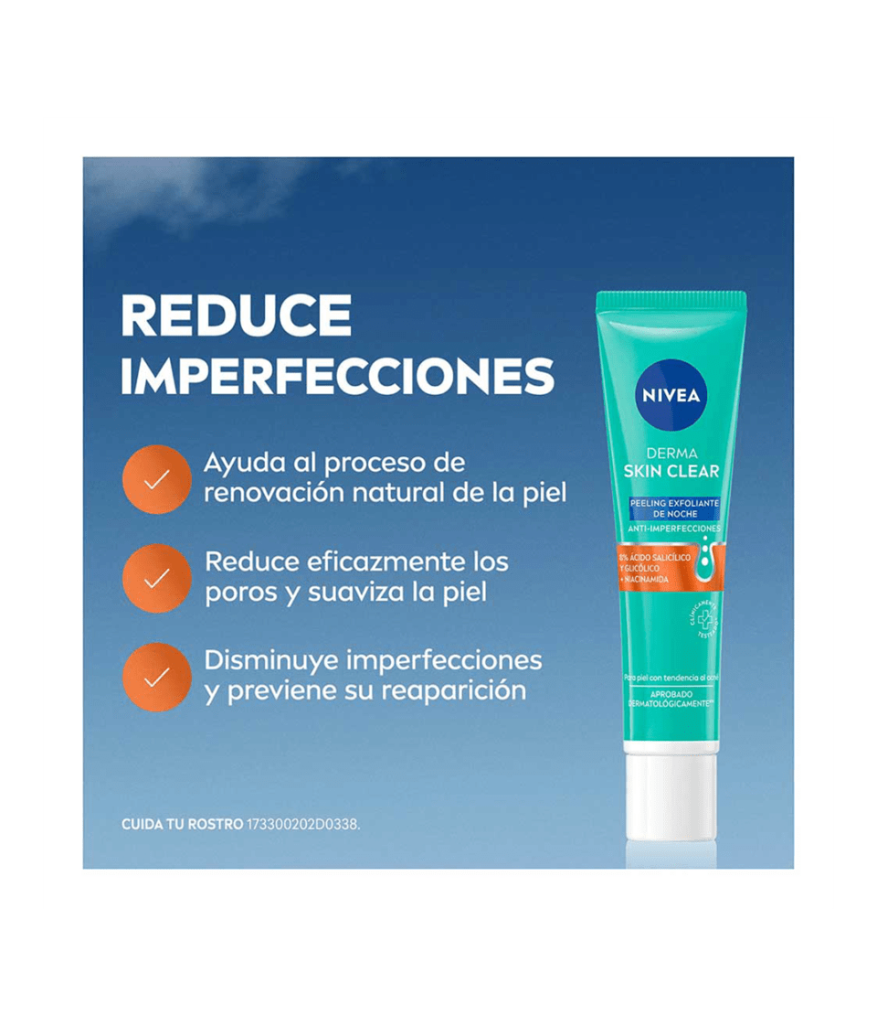 Derma Skin Clear Exfoliante de Noche | NIVEA