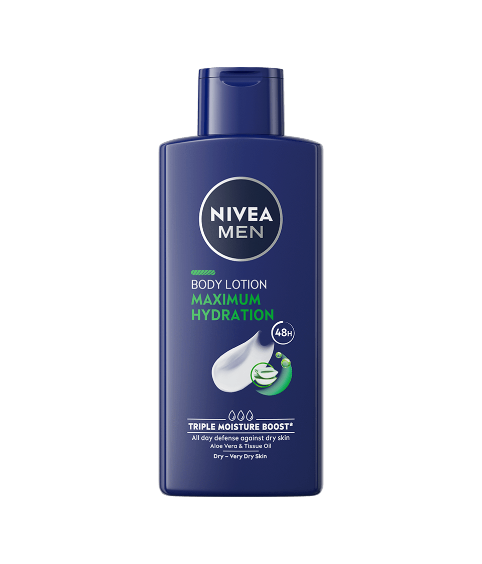 NIVEA MEN Max Hydration Lotion 400ml – 48h Moisture
