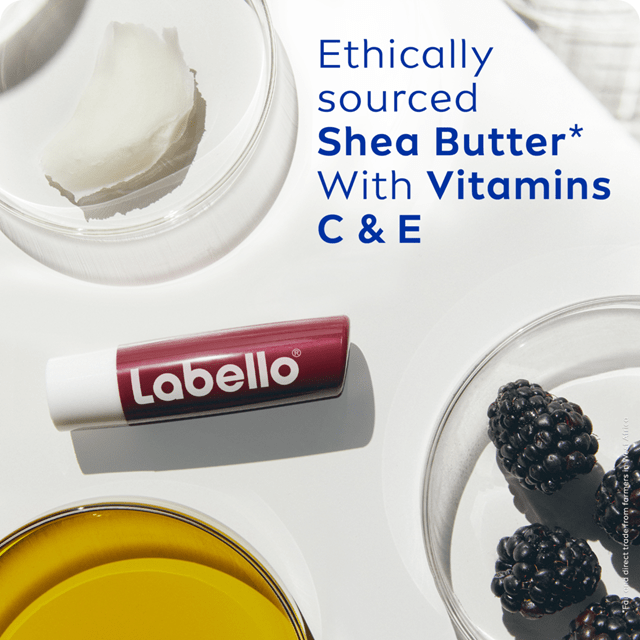 BLACKBERRY Lip Balm: Shine with Labello