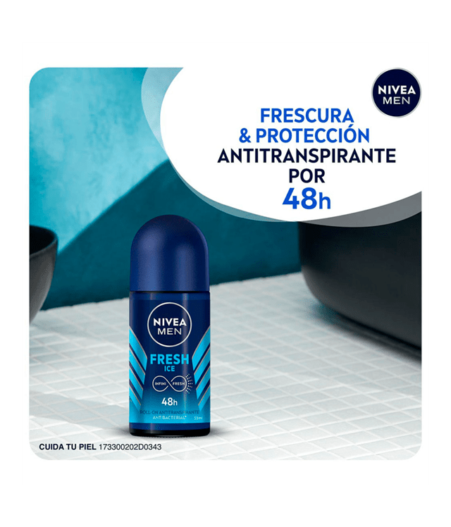 NIVEA MEN Antitranspirante Fresh Ice | frescura duradera
