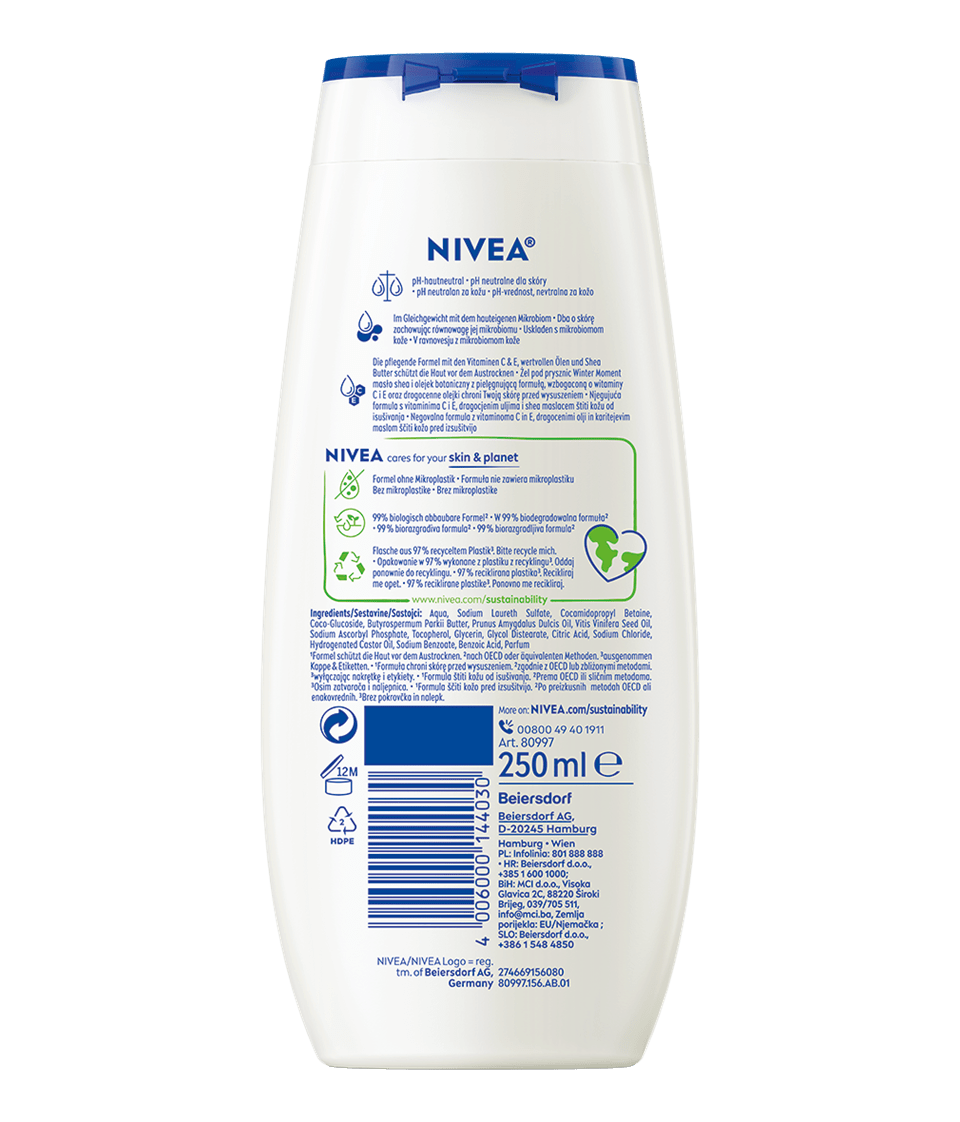 Winter Moment Duschgel mit Shea Butter Duft – NIVEA