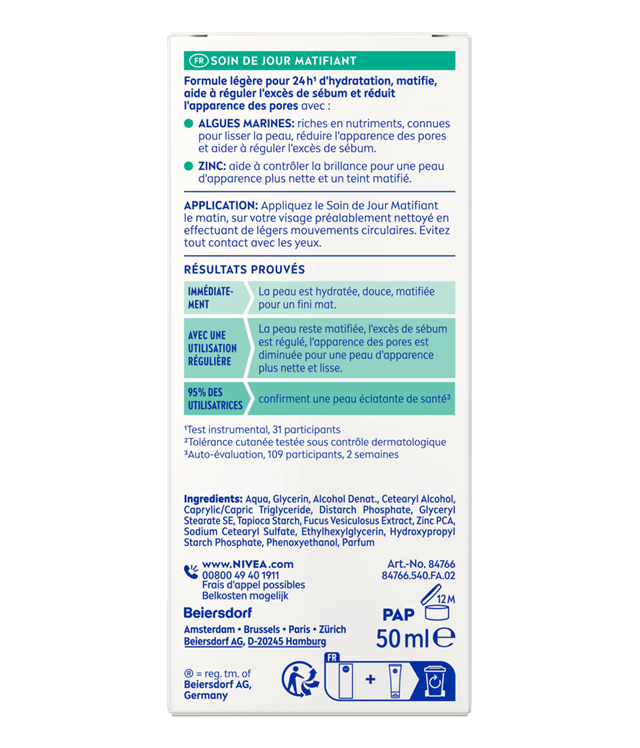 Mattierende Tagescreme – Mischhaut und fettige Haut – NIVEA