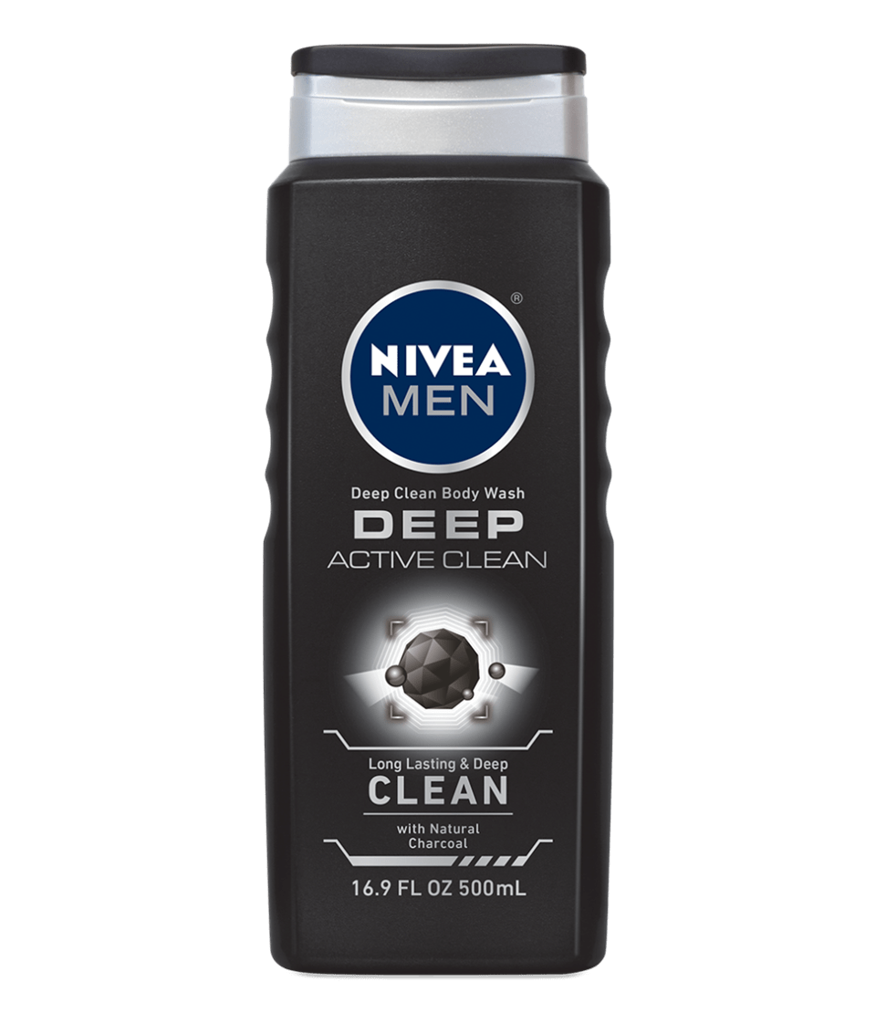 NIVEA Men® DEEP Active Clean Charcoal Body Wash