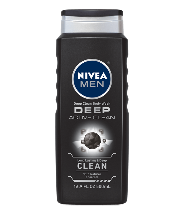 NIVEA Men® DEEP Active Clean Charcoal Body Wash