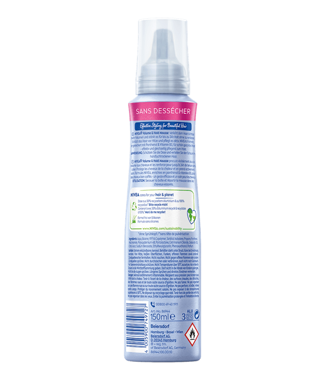 Styling Mousse für sichtbar mehr Volumen-NIVEA Volume & Hold