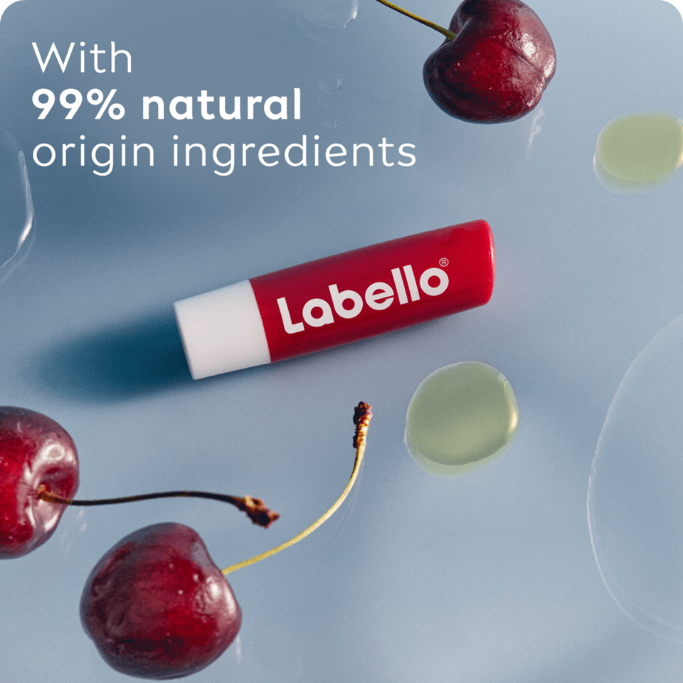 CHERRY Lip Balm: Shine with Labello